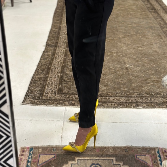 Sam Edelman | Shoes | Sam Edelman Yellow Satin Pumps | Poshmark